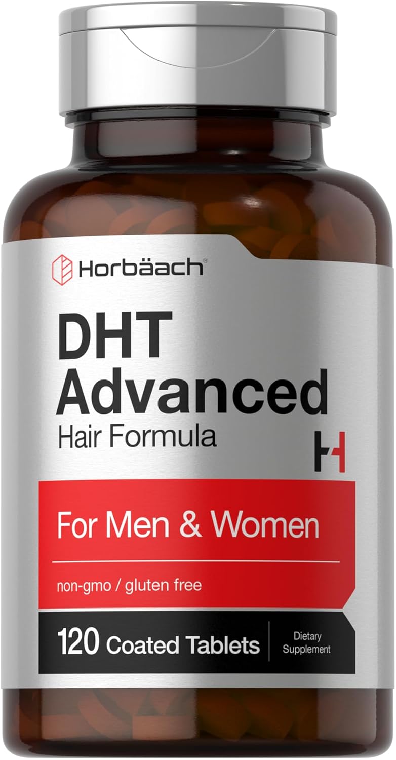 Horbäach DHT Advanced Hair Formul Saw Palmetto Kudzu and Fo-Ti 120 Tab ...