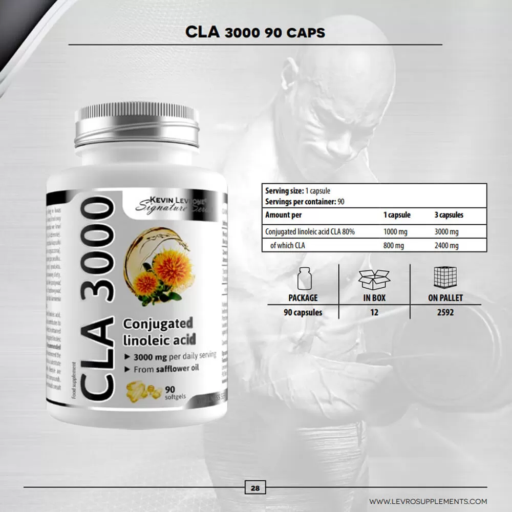 Kevin Levrone Levrone CLA 3000 90 Softgels – Supplementhane
