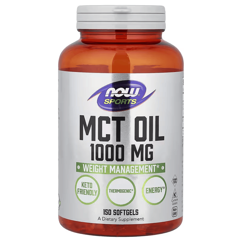 NOW Foods Sports MCT Oil 150 Softgels - Supplementhane