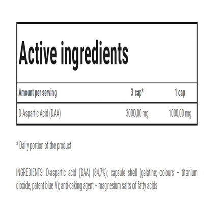 D-Aspartic Acid (DAA) Takviyeleri & Fiyatları | Supplementhane