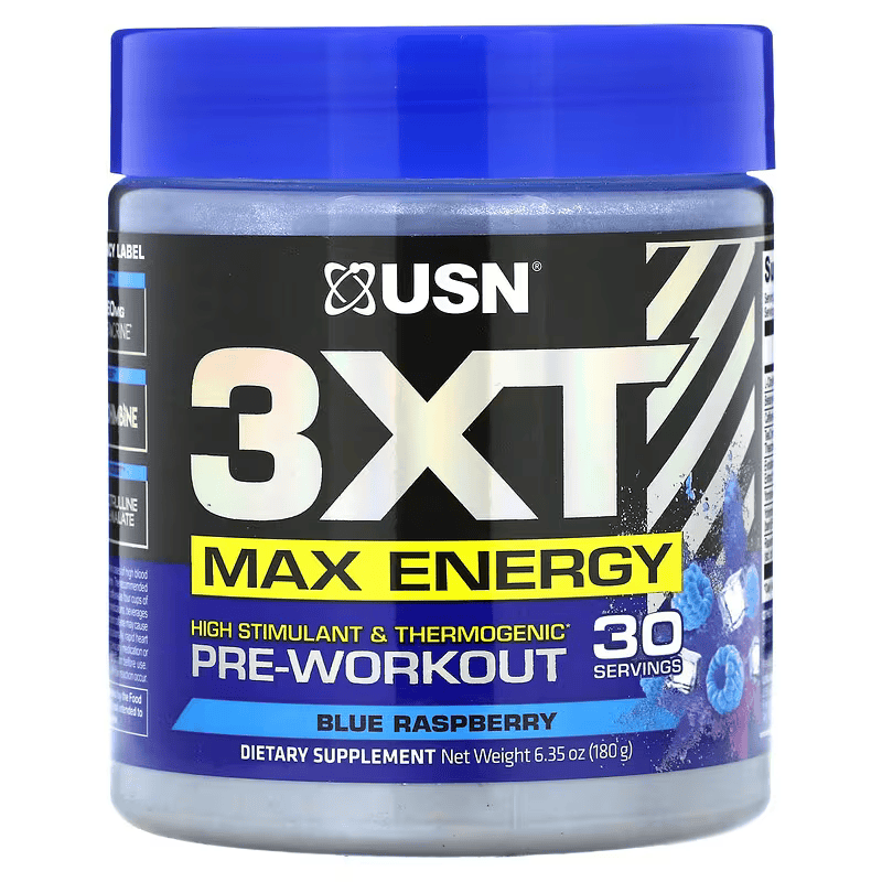 USN 3XT Max Energy High Stimulant & Thermogenic Ripped Burner PreWorko ...