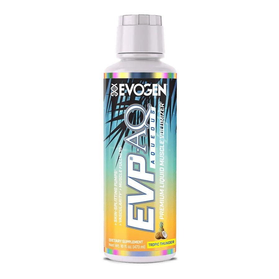 Evogen EVP-AQ Liquid Glycerol Muscle Volumizer PreWorkout for Pumps Va ...
