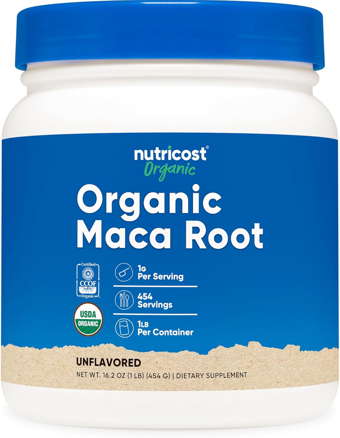 Nutricost Organic Maca Root Powder 454 Gram – Supplementhane