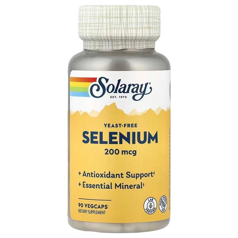 Solaray Selenium Antioxidants 200 mcg 90 VegCaps – Supplementhane